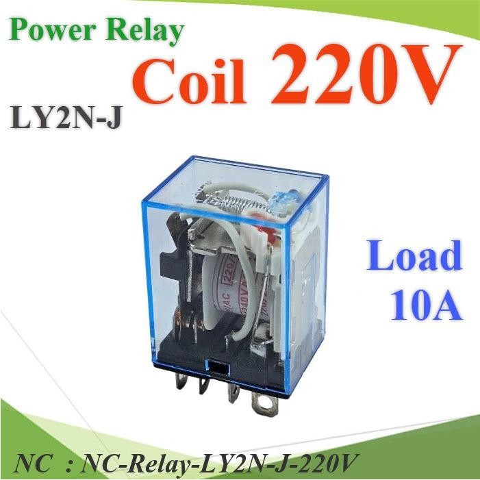 NC Relay 8 Pin Coil 220VAC Cut Off Electrical Circuit Relay-LY2N-J-220V ...