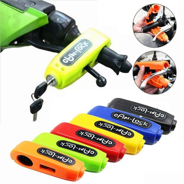 Mas Auto Caps-Lock Motorcycle Handlebar Grip Brake Lever Lock Anti ...