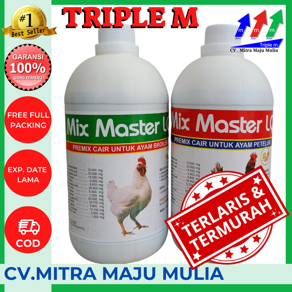 Mix MASTER LQ 1 LITER - Liquid Premix To Stimulate Broiler Chicken ...