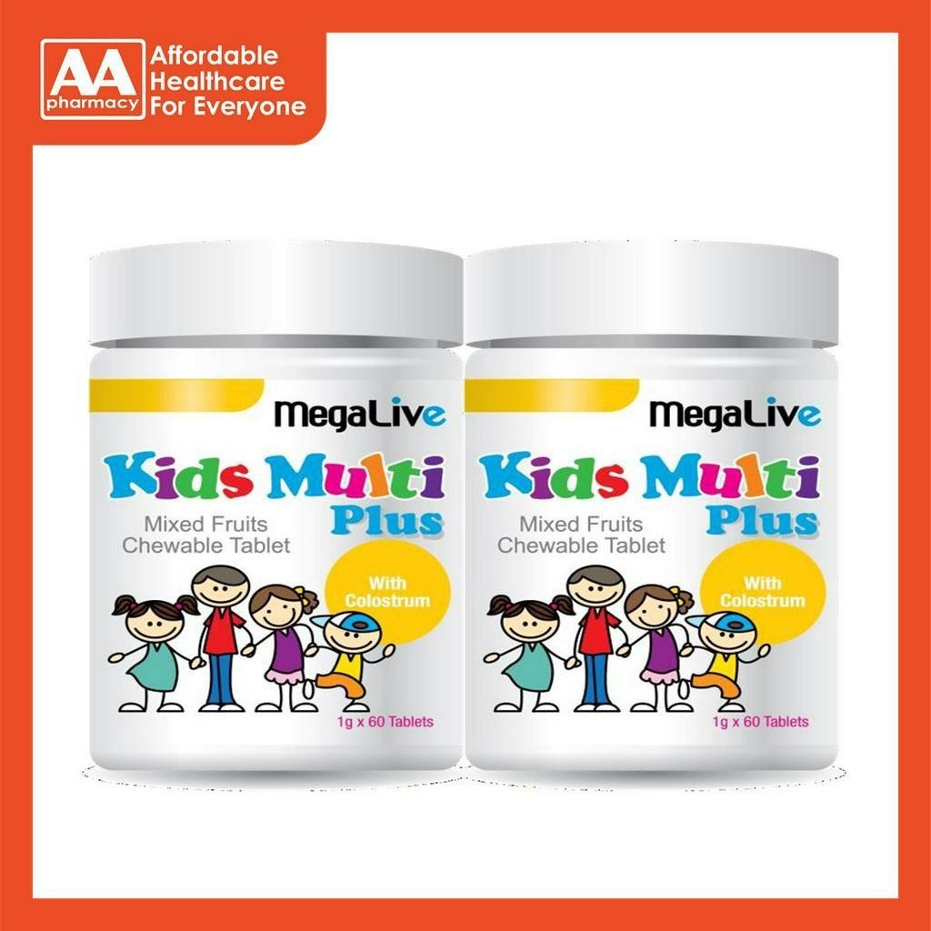 Megalive Kids Multi Plus Chewable Tablets (2X60S) | Shopee Philippines