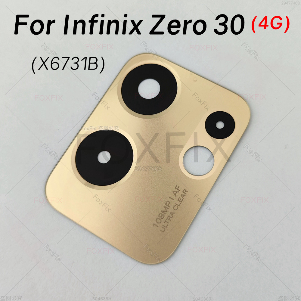 Back Camera Lens For Infinix Zero 30 4G X6731B Rear Camera Glass Cover ...