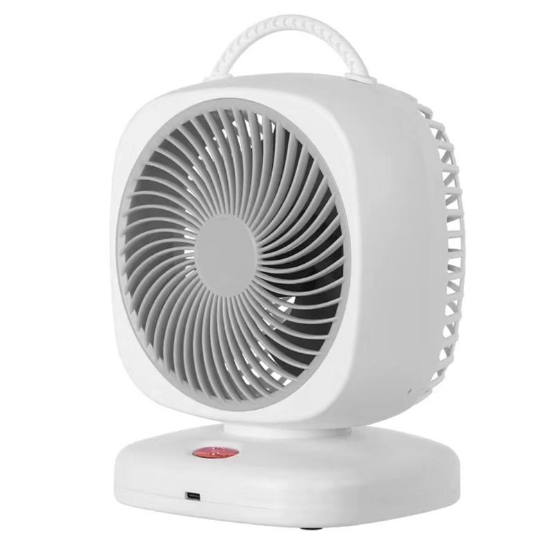 Super convenient mini rechargeable desk fan, 5-level super cool wind ...