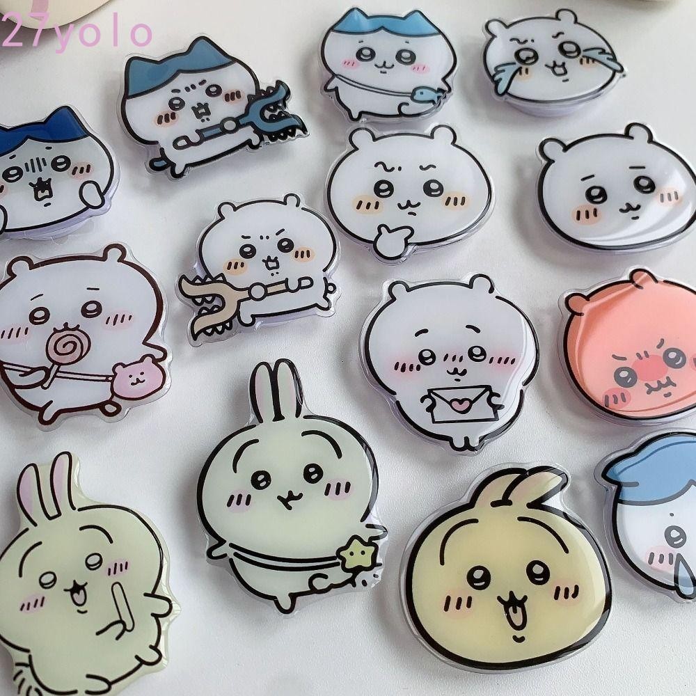 YOLO Cute Anime Phone Holder, Retractable Foldable Chiikawas Phone ...