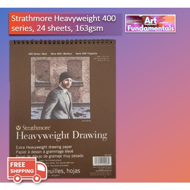 Strathmore Heavyweight 400 series, 24 sheets, 163gsm | Shopee Philippines