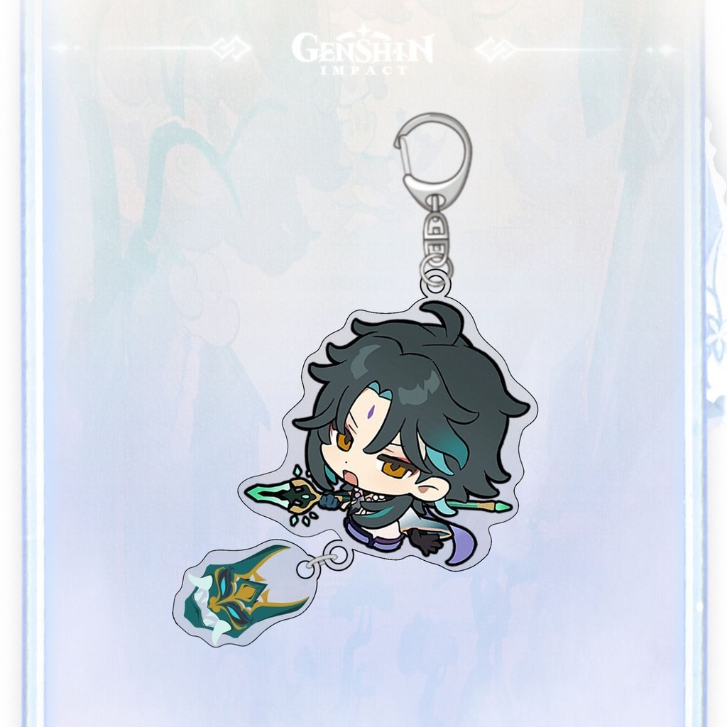Genshin Impact keychain animation anime decoration Genshin Impact ...