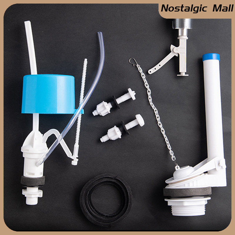 1Set Lever Type Toilet Flush Water Tank Fitting Push Button Type Toilet ...