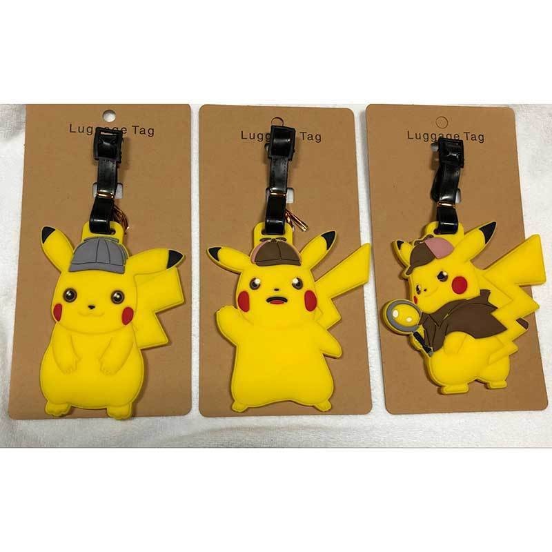 Pokemon Pikachu PU Luggage Tag Label Boarding Bag Tag | Shopee Philippines