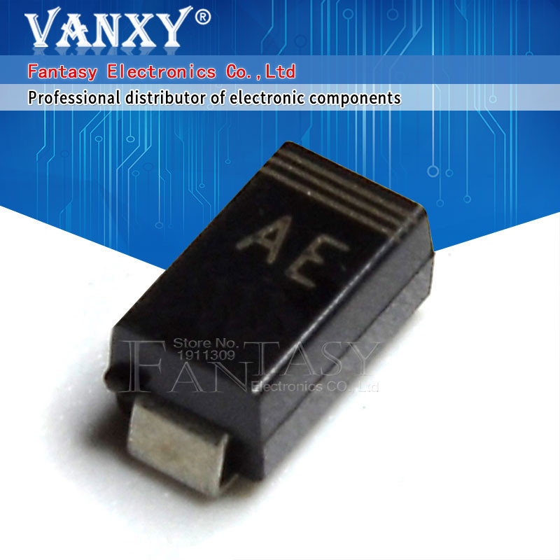 50pcs DO-214AC tvs diode SMAJ5.0A SMAJ10A SMAJ15A SMAJ18A SMAJ30A SMAJ5 ...