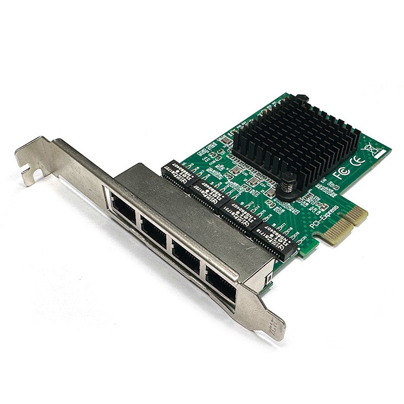 4 Port RJ45 1000Mbps Lan Network Card High Speed Remote Wake Control ...