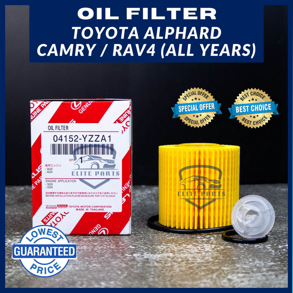 OIL FILTER for TOYOTA ALPHARD / CAMRY / RAV 4 (ALL YEARS) (04152-YZZA1 ...