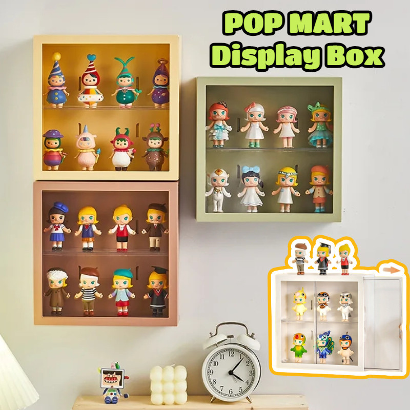 Acrylic Toy Display Storage Box Popmart Dustproof Display Case Doll ...