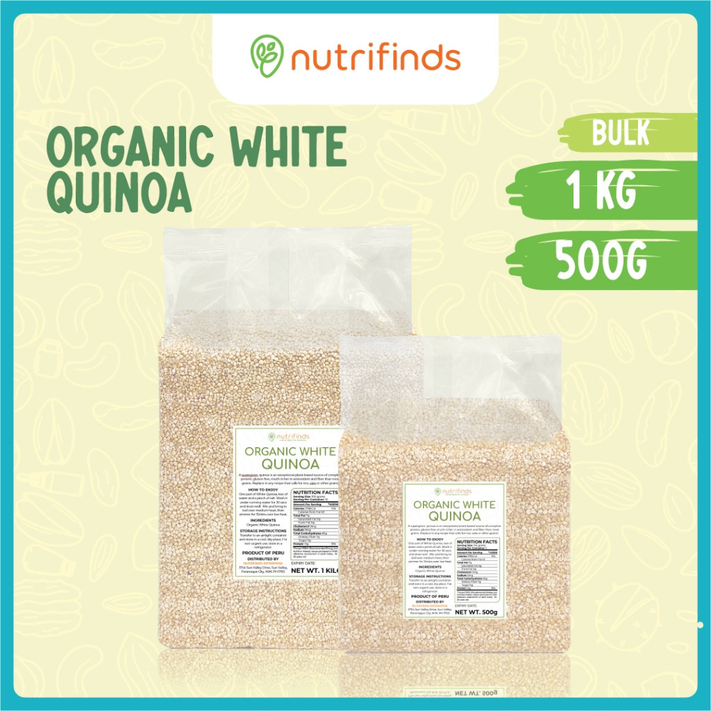 Nutrifinds® Organic White Quinoa - BULK | Shopee Philippines