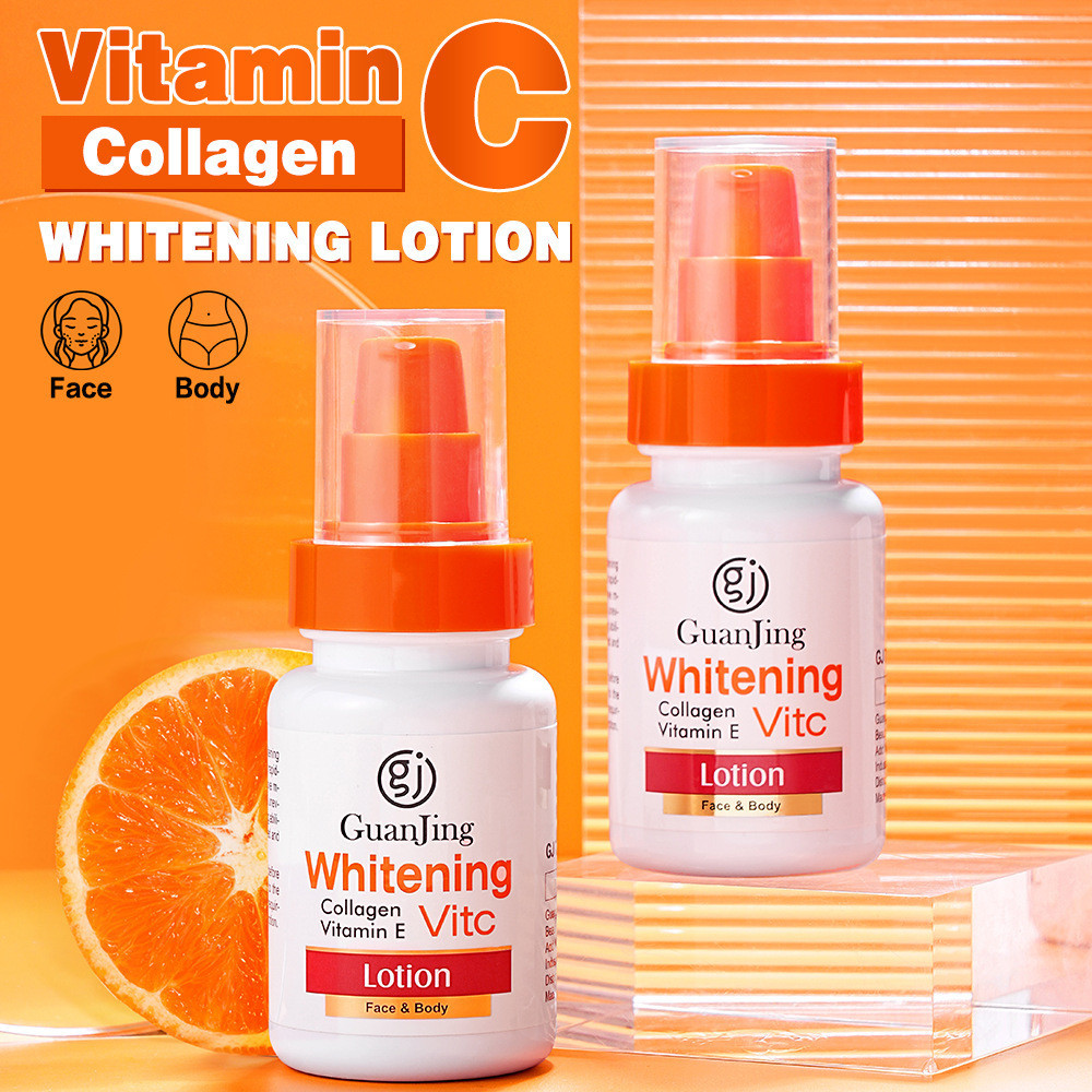 Ready Stock GuanJing Whitening Vitamin C Collagen Vitamin E Lotion Face and Body Whitening ...