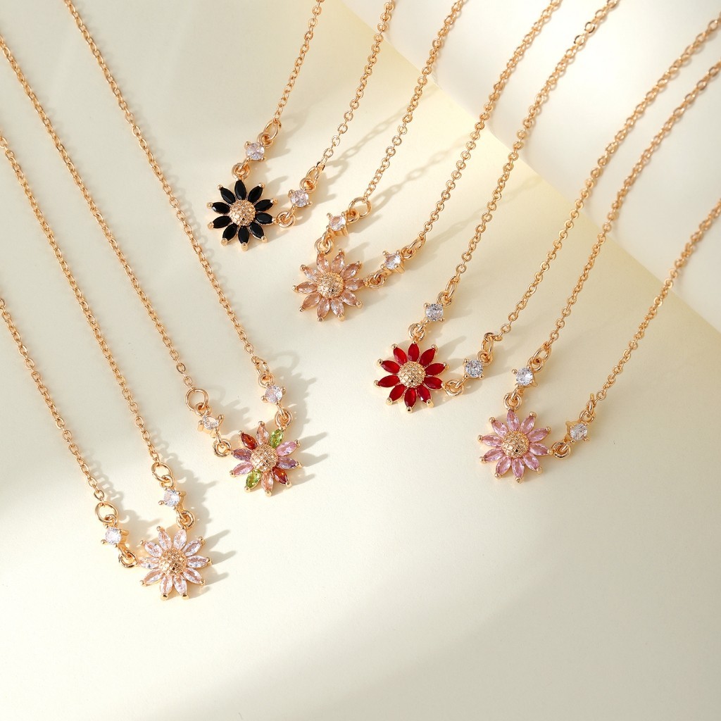 Lavish Jewelry 489N Women Titanium Necklace Rust Gold Silver Genuine ...