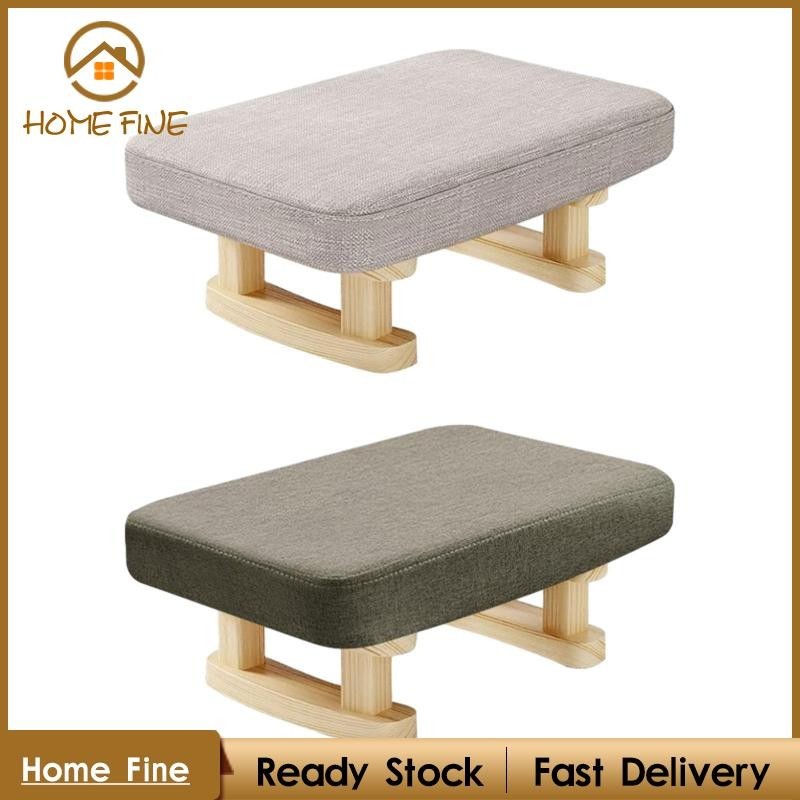 [Katharina_x] Sofa Footrest Foot Rest with Wooden Legs Breathable Small ...