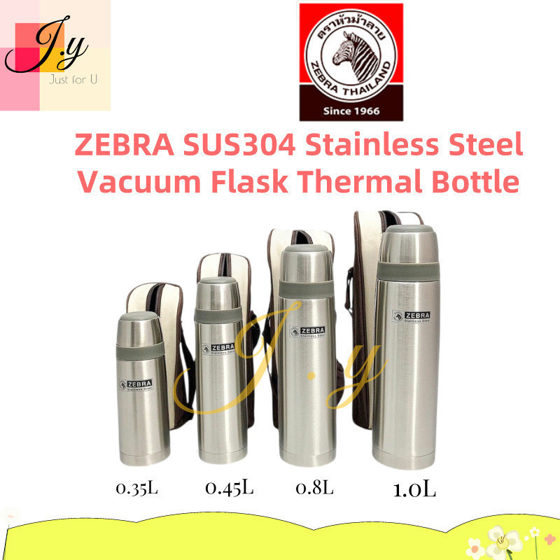 ZEBRA SUS304 Stainless Steel Vacuum Flask Thermal Bottle 350ml/450ml ...