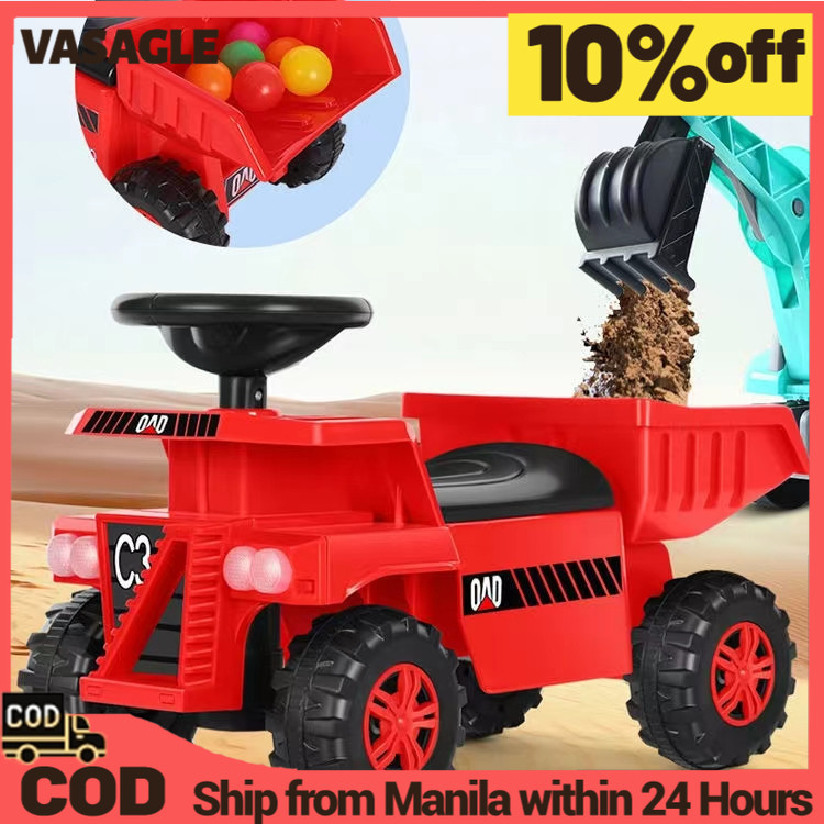 Truck for Kid Toy Big Toy Car for Kid Ride Excavator Toy to Ride on ...