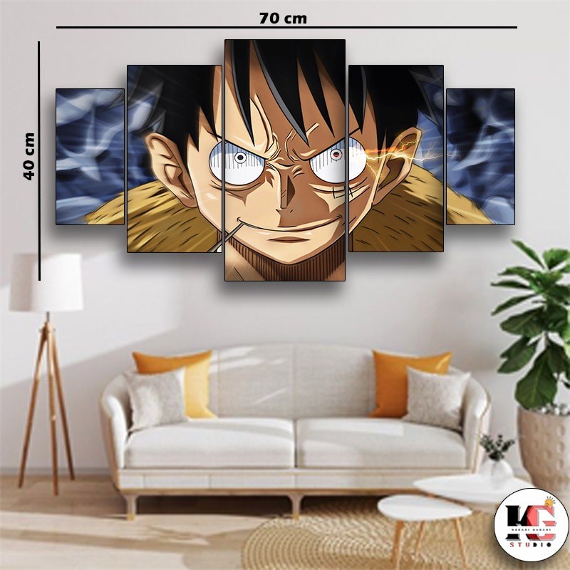 HIASAN DINDING One Piece Monkey D Luffy Panel Wall Decoration Panel ...