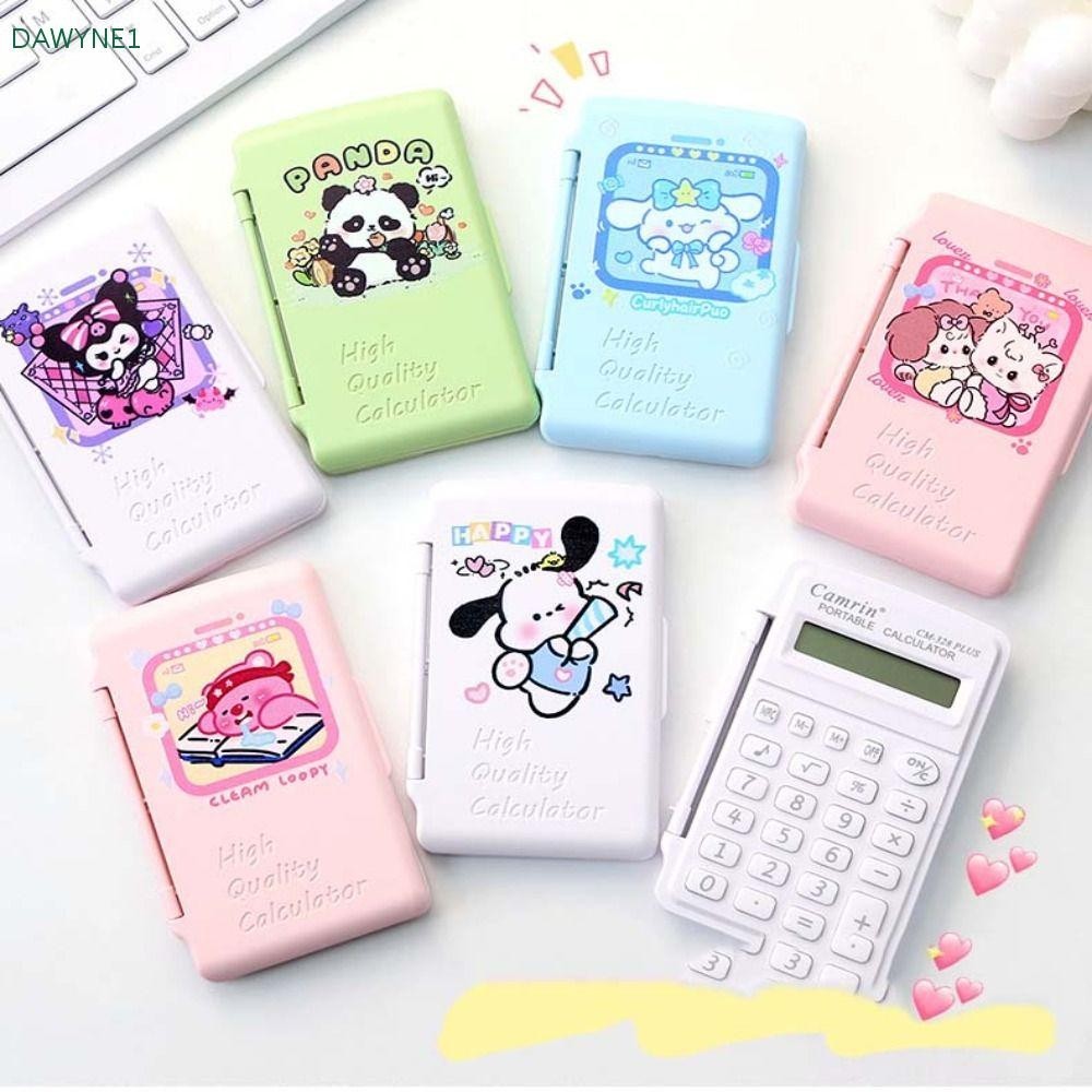 DWAYNE1 Kuromi Flip Calculator, Cinnamoroll Kuromi Mini Scientific ...