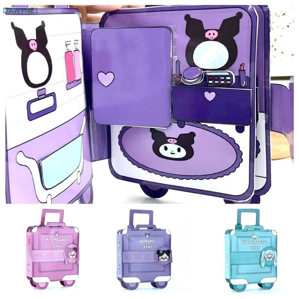 DWAYNE1 Kuromi Quiet Book Toys, Anime Activity Books Trunk Cinnamoroll ...