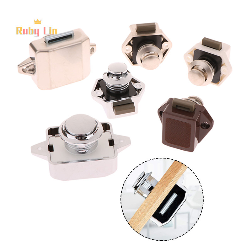 Ruby Lin Wall Cabinet Lock Button Lock Camper Car Push Lock Hidden RV ...