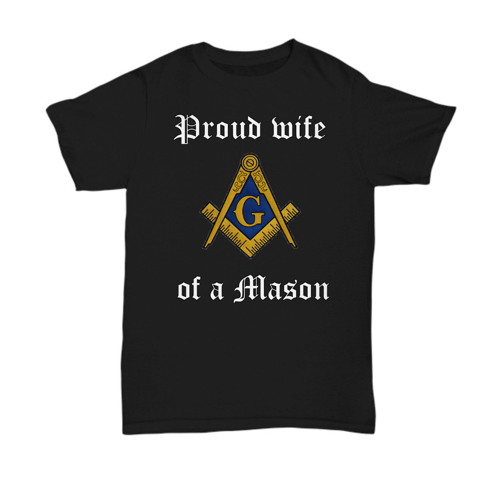 Masonic Family Proud Wife Of A Mason Freemasonry Symbol Apparel ...