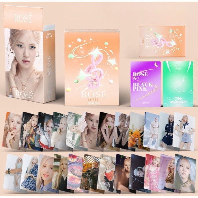 10-119pcs/box BP Laser Holographic Lomo Cards Season's Greetings In ...
