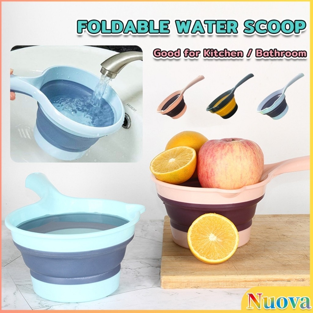 Nuova Foldable Water Dipper Water Ladle Multipurpose Water Scoop For ...