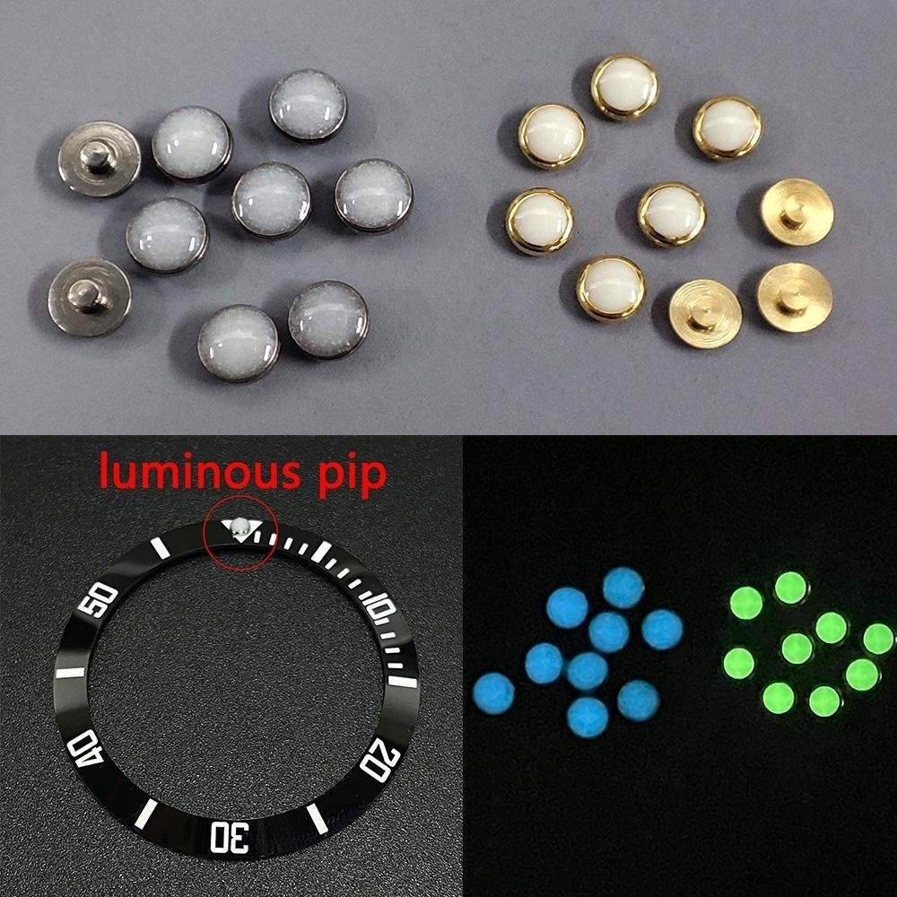 VRZS Green Blue Luminous Pip Suitable For Bezel Insert Seiko Lume Pip ...