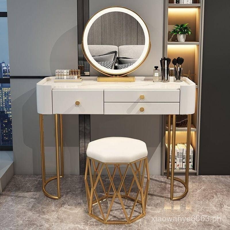 Makeup Counter dressing table storage cabinet integrated table small ...