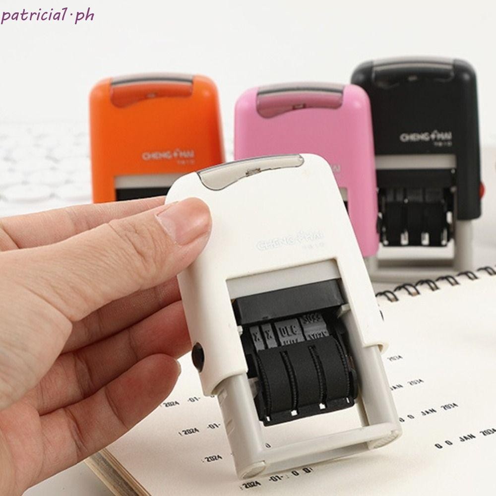 PATRICIA Date Stamps, Automatic Ink Return English Version Self-Inking ...