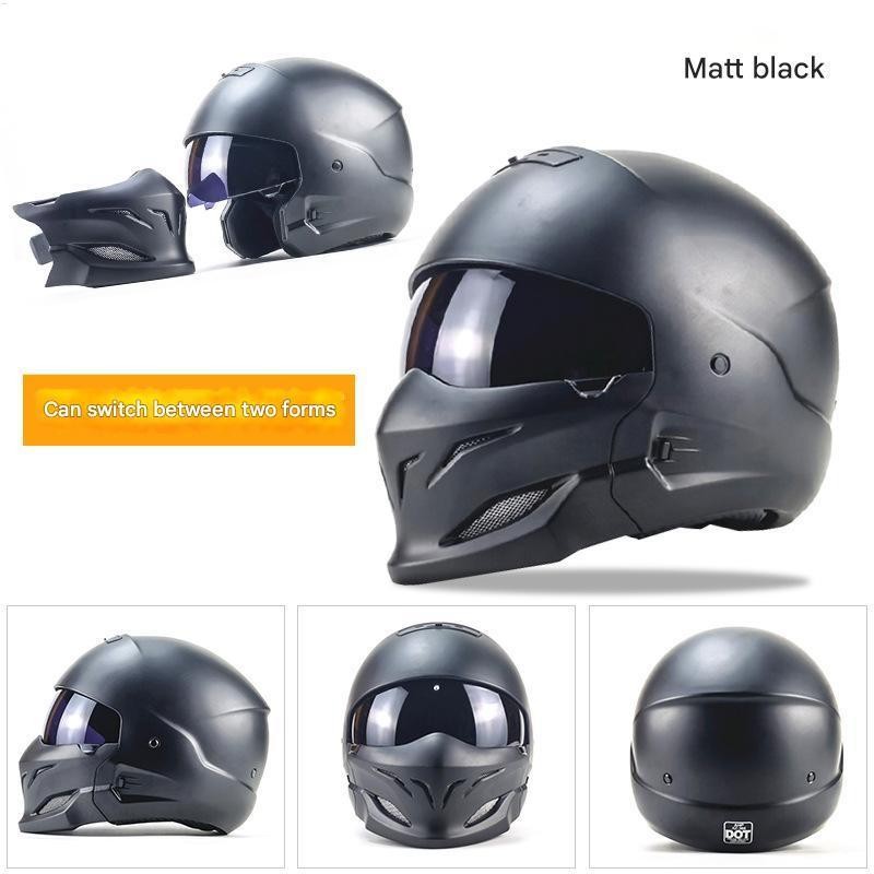 Motorcycle Detachable Safety Helmet Sturdy Motorcycle Safety Hat ...
