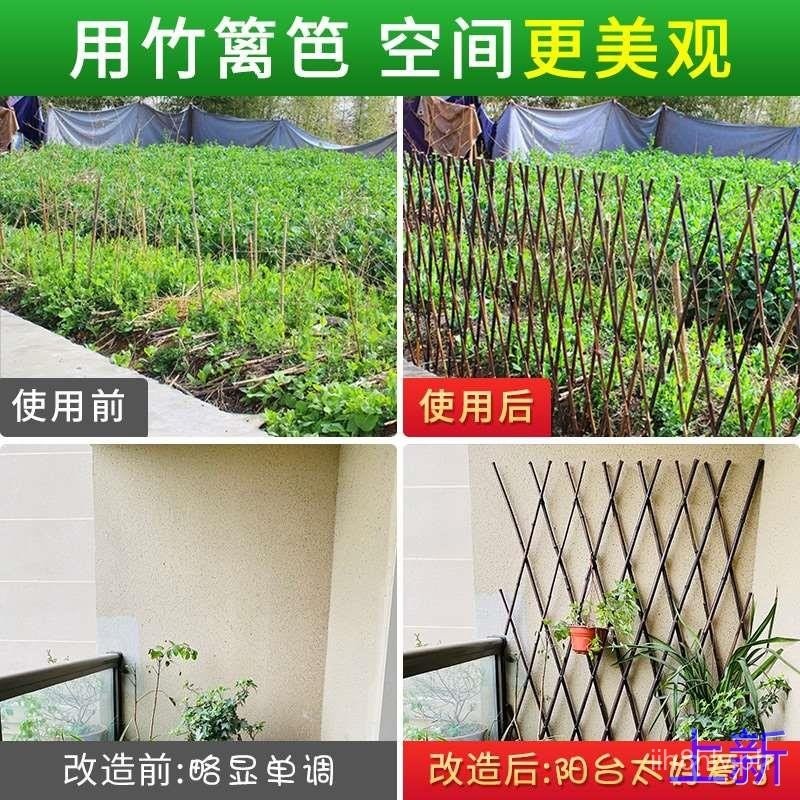 Outdoor Bamboo Fence Corrosion-Resistant Barrier Garden Fence Vegetable ...