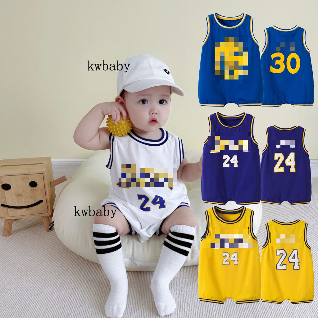 New Born Baby Clothes Basketball Romper Jersey for Baby Boy 0 12 Months ...