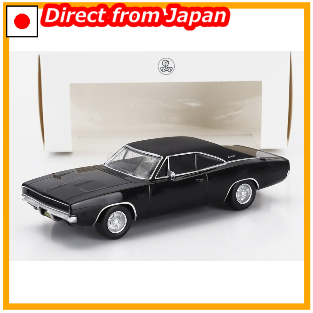 NOREV Dodge Charger Mini Car 1/43 DODGE CHARGER 1968 (Black) [Parallel ...