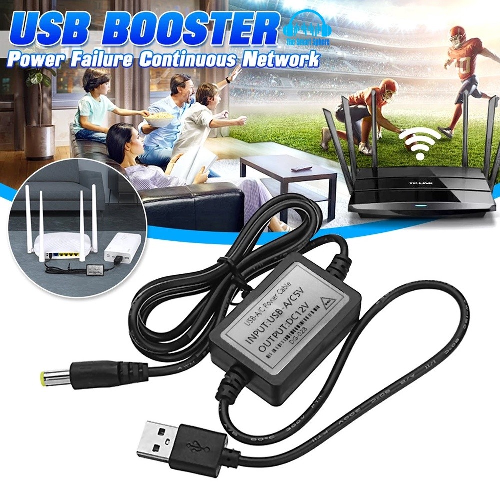 Boost USB Cable 5V to 12V Boost Module Adapter Cord 1.3M Transformer ...