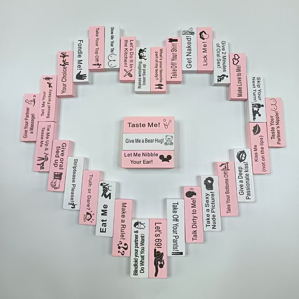 Adult Naughty Block Tower Game Valentine Tumbling Tower Stacking Blocks Game | Shopee Philippines