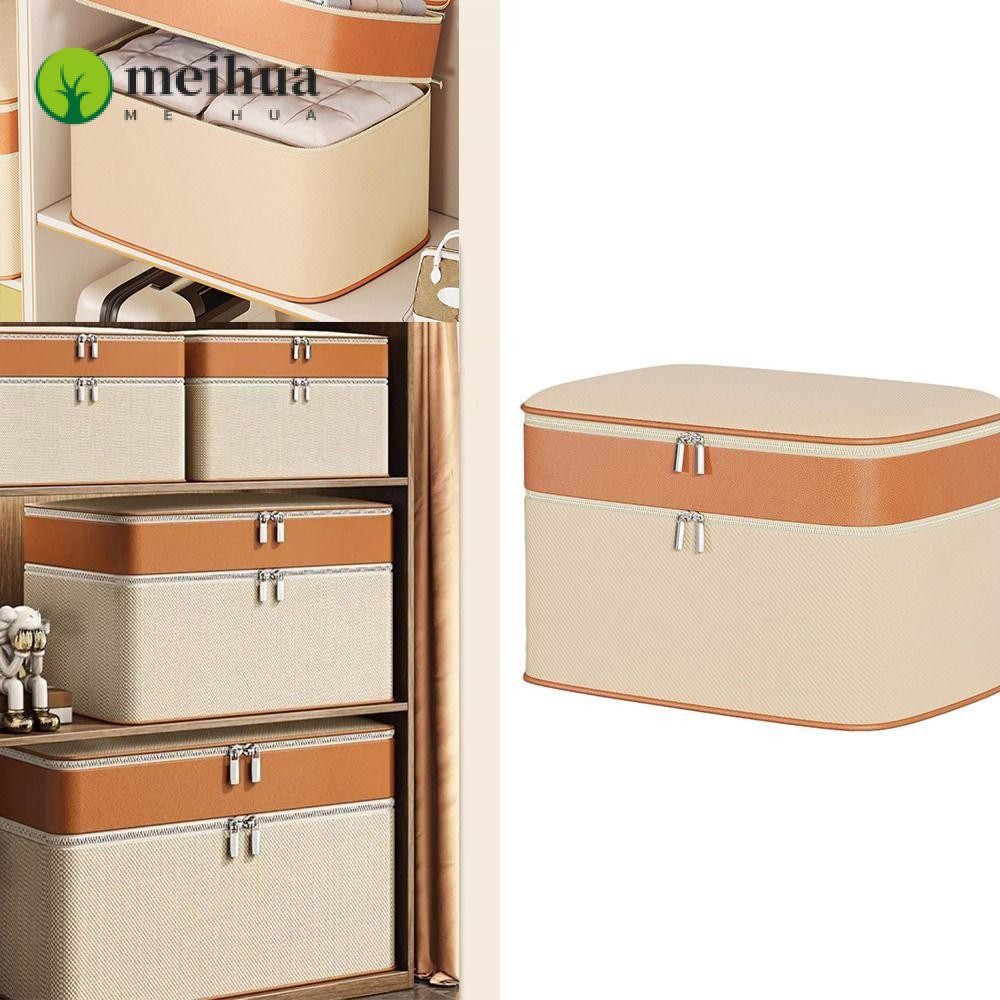 MEIHUA Clothing Storage Box, Non-woven Fabric Double Layered Underwear Storage Drawer ...