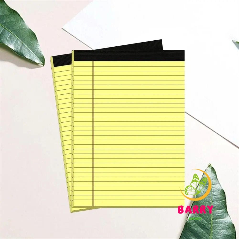 BARRY Legal Pad, Tearable 50 Pages Writing Sheet Paper, Office Supplies ...