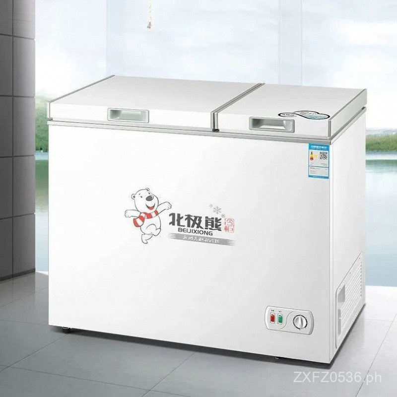 Refrigerator Small Freezer Double Door One Piece Dropshipping Household ...