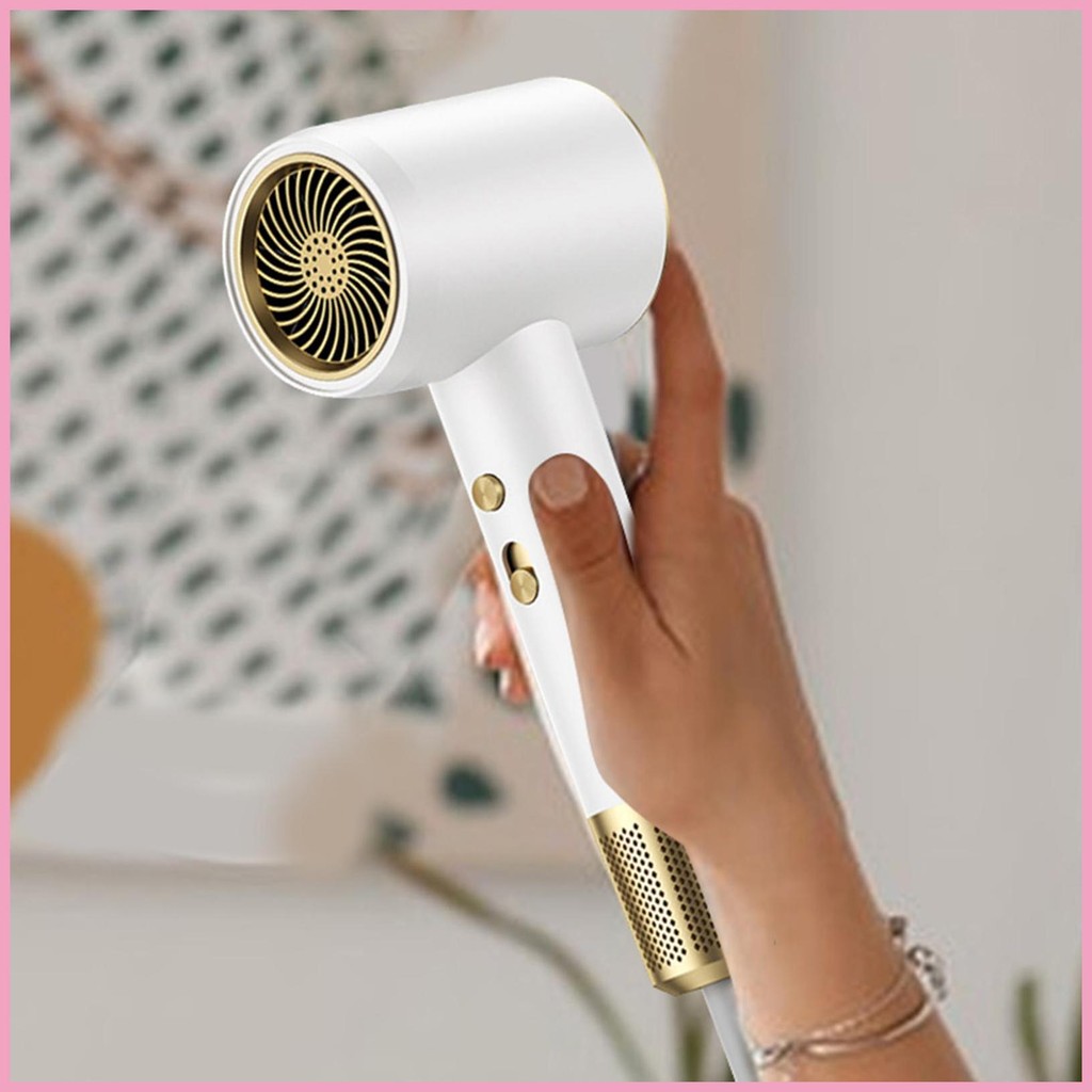 Small Hair Dryer Speed Adjustable Blower 2000w Powerful Fast Dry Blow ...