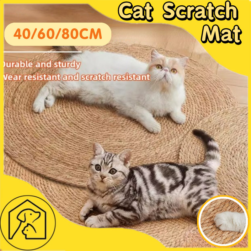 Sisal Cat Scratch Mat Kitten Scratching Cardboard Anti-Cat Scratch ...