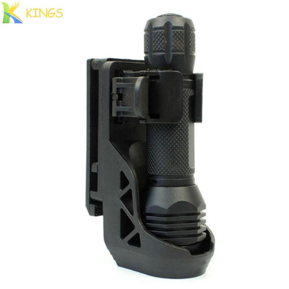 KINGS Rotating Flashlight Holder, 360° Rotating Quick Unplug Flashlight ...