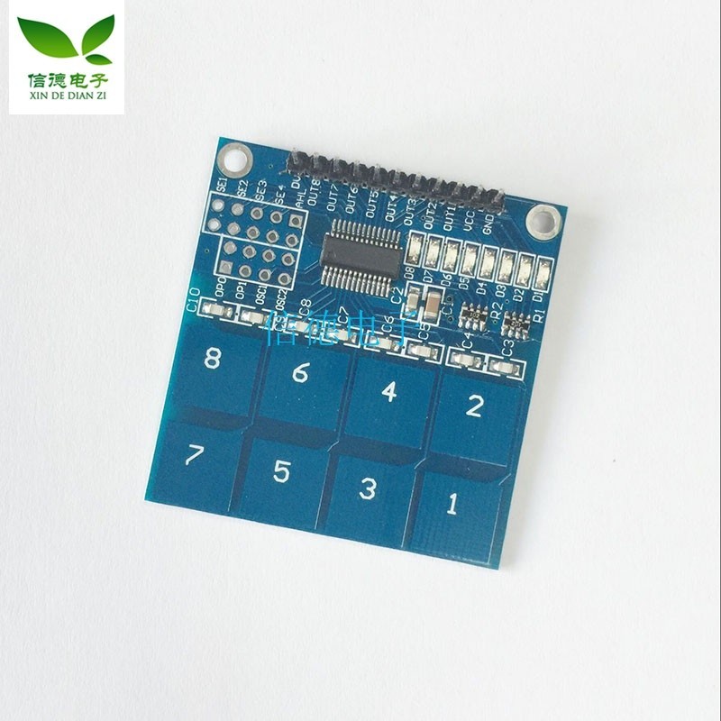 TTP226 8-way capacitive touch switch digital touch sensor module | Shopee Philippines