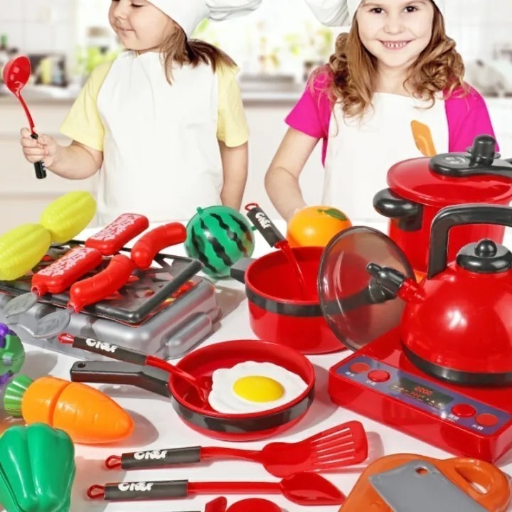Toy Cooking Toy Set for Kids Simulation Pretend Play Children | Shopee ...