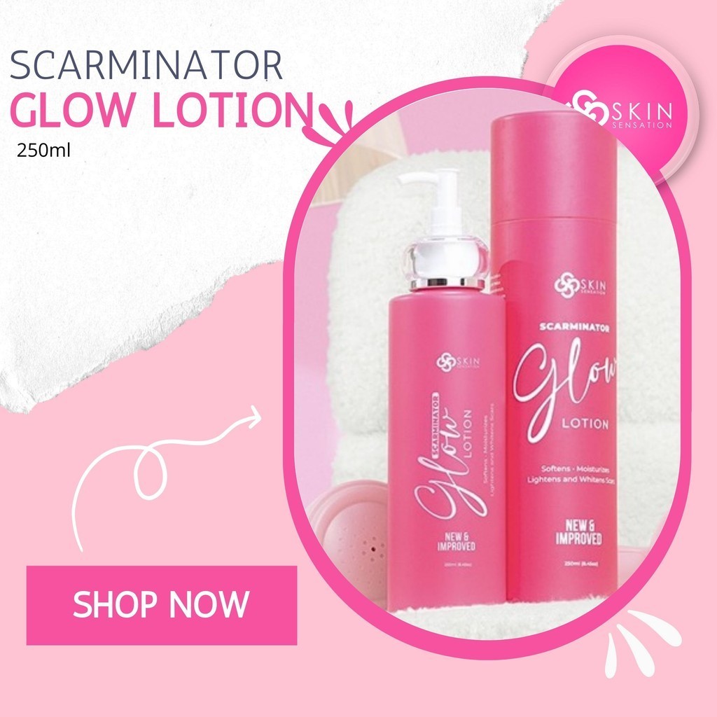 Skin Sensation Scarminator GLOW LOTION | Lightens & Whitens Scars with ...