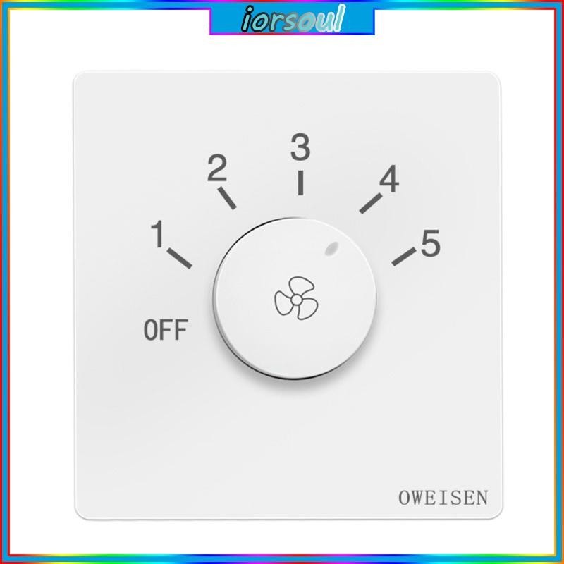 kiss Adjustable Ceiling Fan Speed Control Switch Wall Button Dimmer ...