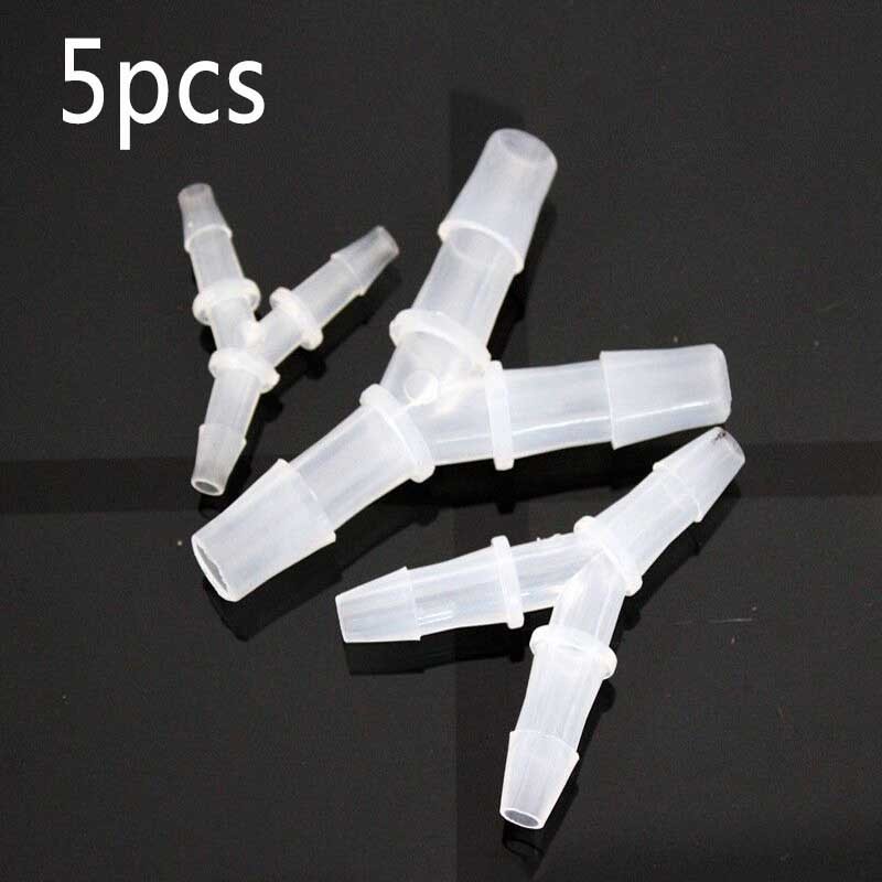 Plastic Y Shaped Connectors Tube Hose Pipe Fit Coupler Joiner Water ...