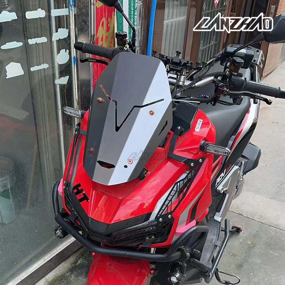 For HONDA ADV150 ADV 160 CNC Visor Windshield Air Spoiler Deflector ...