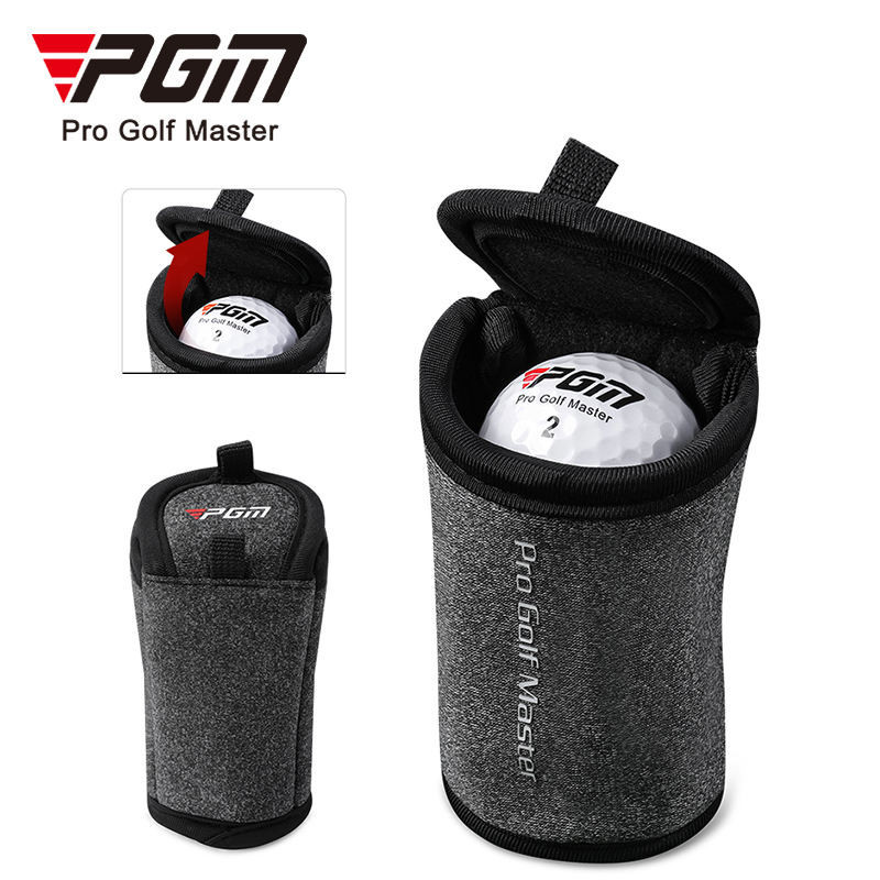 PGM Golf Ball Protection Case Men's and Women's Waist Bag Ball Clip Can ...